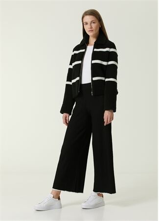 Beymen Club Kadın Siyah Ribli Pantolon XS