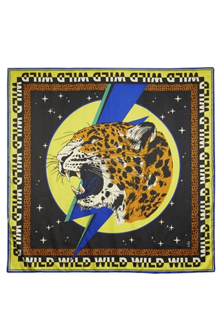 Wild Kadın Colorblocked Desenli 30x30 cm Eşarp Sarı EU Wild Kadın Colorblocked Desenli 30x30 cm Eşarp Sarı EU