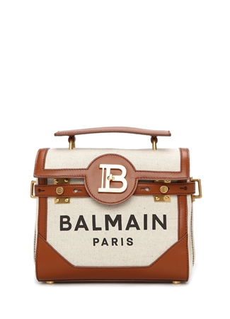 Balmain Kadın B Buzz Taba Logo Detaylı Omuz Çantası Kahverengi EU Balmain Kadın B Buzz Taba Logo Detaylı Omuz Çantası Kahverengi EU