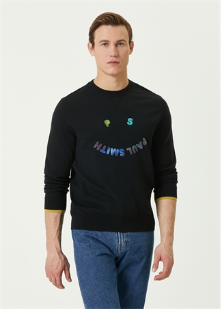 Ps By Paul Smith Erkek Siyah Logo Detaylı Yün Kazak S Eu Ps By Paul Smith Erkek Siyah Logo Detaylı Yün Kazak S Eu
