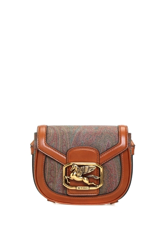 Etro Kadın Bordo Etnik Desenli Omuz Çantası EU