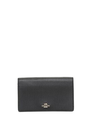 Coach Kadın Hayden Foldover Siyah Deri Omuz Çantası EU