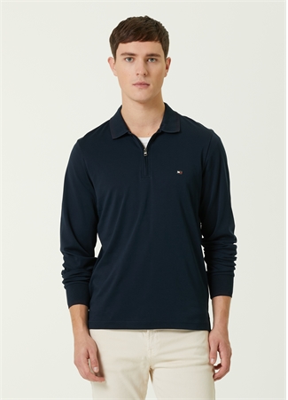 Tommy Hilfiger Erkek Slim Fit Lacivert Polo Yaka Triko S EU Tommy Hilfiger Erkek Slim Fit Lacivert Polo Yaka Triko S EU