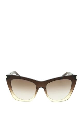 Kadın Kahverengi Kare Formlu Güneş Gözlüğü EU