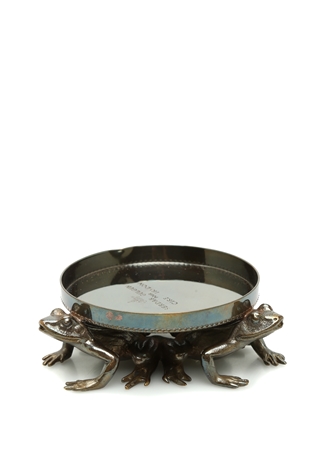 TrudonXSerdar Gülgün Antrasit Kurbağa Ayaklı Şamdan Gri