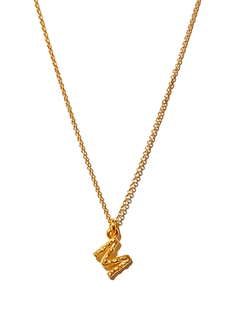 Fidelle Kadın Alphabet Pendant Small M Altın Rengi Kolye S EU Fidelle Kadın Alphabet Pendant Small M Altın Rengi Kolye S EU