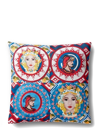 Chiara Alessi Positano Colorblocked 80x80 cm Dekoratif Yastık Çok Renkli Chiara Alessi Positano Colorblocked 80x80 cm Dekoratif Yastık Çok Renkli