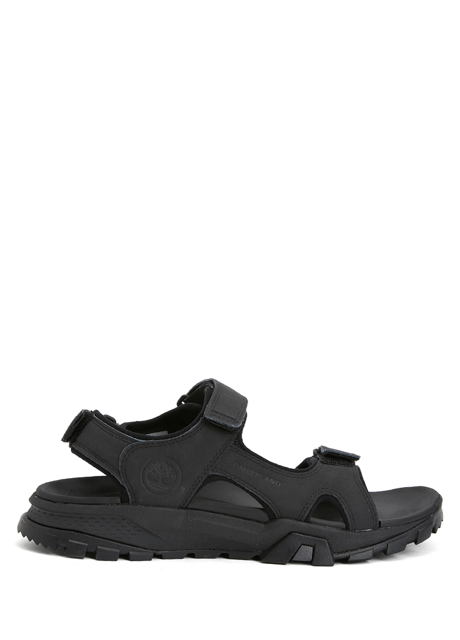 Black Timberland Black Men Lincoln Peak Black Men's Leather Sandals ...
