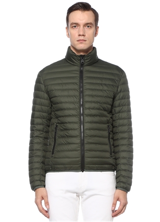 Colmar Erkek Haki Dik Yaka Puff Mont 46 IT