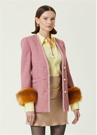 Kadın CEKET Pembe 36 IT