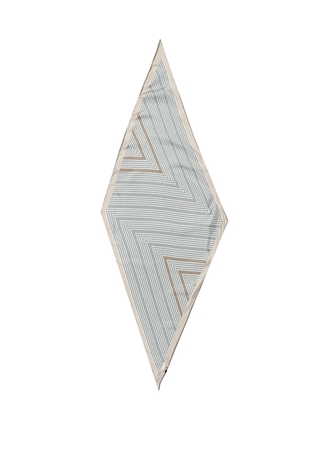 Pal Zileri Erkek Colorblocked Geometrik Desenli İpek Atkı Kahverengi EU Pal Zileri Erkek Colorblocked Geometrik Desenli İpek Atkı Kahverengi EU