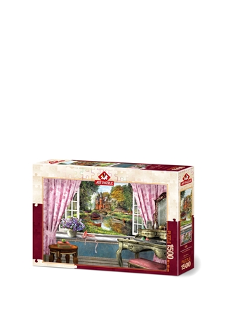 Art Puzzle Penceremdeki Şato 5 Parça Eu Art Puzzle Penceremdeki Şato 5 Parça Eu