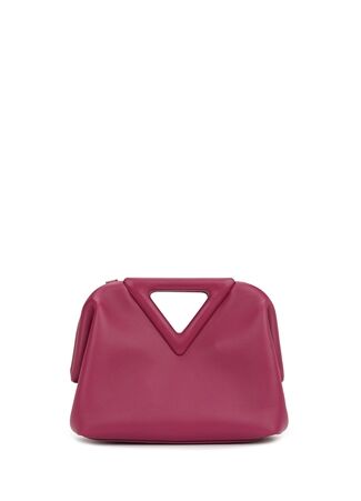 Bottega Veneta Kadın Bordo Deri Omuz Çantası EU