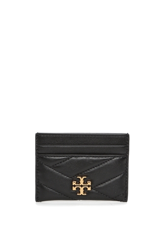 Tory Burch Kadın Kira Chevron Siyah Deri Kartlık EU Tory Burch Kadın Kira Chevron Siyah Deri Kartlık EU
