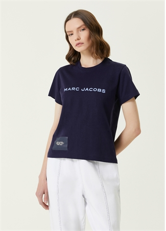Marc Jacobs (the) Kadın Lacivert Bisiklet Yaka Logolu T-shirt Xs Eu Marc Jacobs (the) Kadın Lacivert Bisiklet Yaka Logolu T-shirt Xs Eu