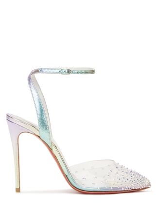 Christian Louboutin Kadın Silver Taş Detaylı Topuklu Ayakkabı 36 EU Christian Louboutin Kadın Silver Taş Detaylı Topuklu Ayakkabı 36 EU