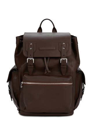 Brunello Cucinelli Erkek SIRT ÇANTASI Kahverengi EU