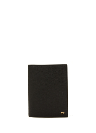 Tom Ford Erkek Siyah Logolu Deri Pasaportluk EU Tom Ford Erkek Siyah Logolu Deri Pasaportluk EU