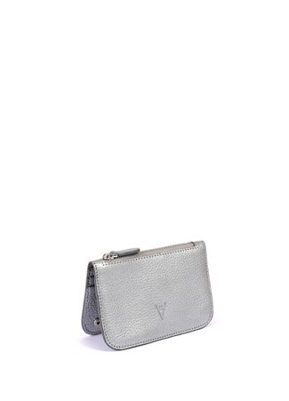 Hiva Atelier Kadın Alae Gri Logolu Deri Cüzdan EU