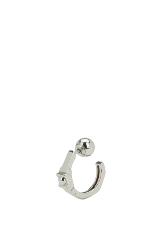 Academia Kadın Halka Formlu Küpe Gri EU Academia Kadın Halka Formlu Küpe Gri EU