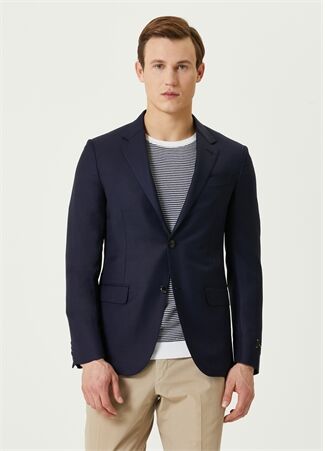Zegna Erkek Ceket Lacivert 58 It