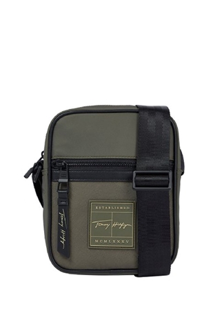 Tommy Hilfiger Erkek Th Signature Mini Reporter Yeşil Çanta Eu Tommy Hilfiger Erkek Th Signature Mini Reporter Yeşil Çanta Eu