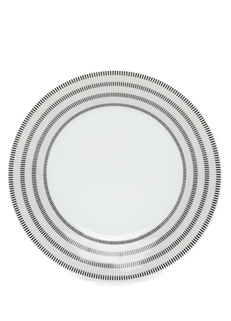 Vista Alegre Atlantis Elegant Siyah Beyaz Çizgili Porselen Tabak Vista Alegre Atlantis Elegant Siyah Beyaz Çizgili Porselen Tabak