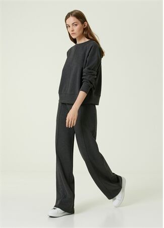 Beymen Club Kadın Antrasit Bol Paça Eşofman Altı Gri S