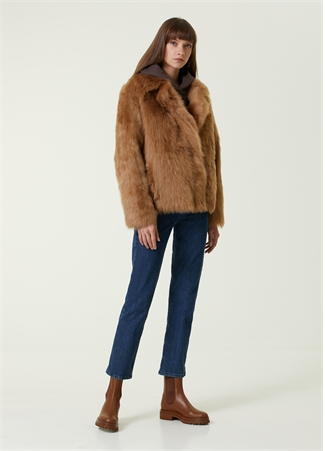 Blancha Kadın Kahverengi Deri Mont 42 IT Blancha Kadın Kahverengi Deri Mont 42 IT