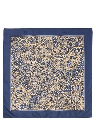 Beymen Kadın Colorblocked Desenli 94 cm Eşarp EU