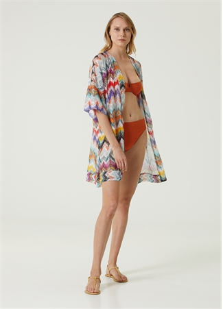 Missoni Mare Kadın Zikzak Desenli Tunik S IT Missoni Mare Kadın Zikzak Desenli Tunik S IT
