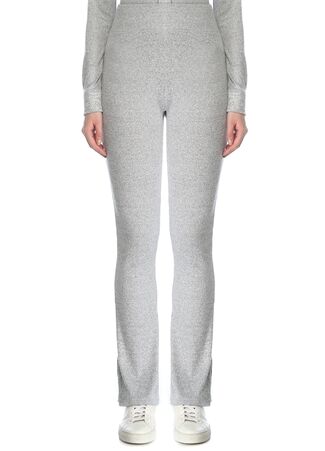 Rag&Bone Kadın Gri Yırtmaç Detaylı Triko Pantolon L EU