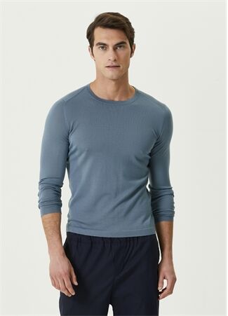 Pal Zileri Erkek Indigo Yün Kazak Mavi 48 It Pal Zileri Erkek Indigo Yün Kazak Mavi 48 It