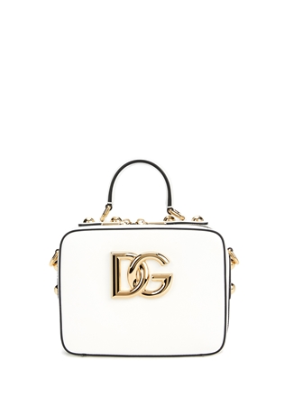 Dolce&gabbana Kadın Beyaz Deri Çanta Eu Dolce&gabbana Kadın Beyaz Deri Çanta Eu