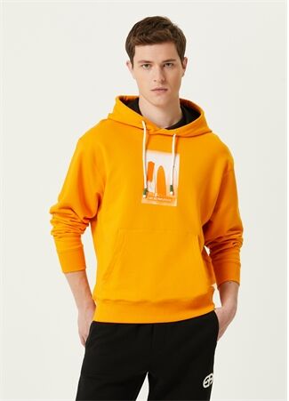 Emporio Armani Erkek Sweatshirt Turuncu S Eu