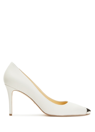 Beymen Collection Kadın Ekru Mascaretli Deri Stiletto Bej 35 Beymen Collection Kadın Ekru Mascaretli Deri Stiletto Bej 35