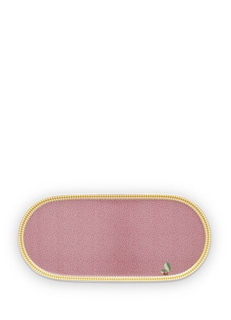 Pip Studio La Majorelle Oval Formlu Porselen Servis Tabağı Pembe Pip Studio La Majorelle Oval Formlu Porselen Servis Tabağı Pembe