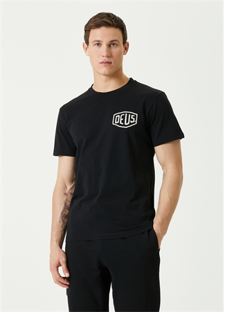 Deus Ex Machina Erkek Siyah Logo Baskılı T-shirt S EU Deus Ex Machina Erkek Siyah Logo Baskılı T-shirt S EU