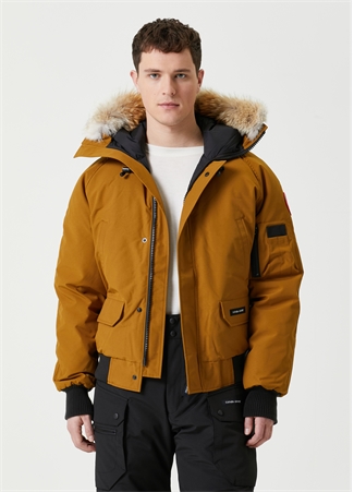 Canada Goose Erkek Chilliwack Hardal Kapüşonlu Bomber Mont Sarı S EU Canada Goose Erkek Chilliwack Hardal Kapüşonlu Bomber Mont Sarı S EU
