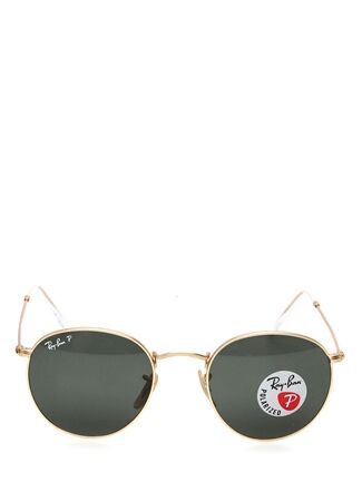 Ray-Ban Erkek Yuvarlak Formlu Güneş Gözlüğü Altın Rengi 50 EU