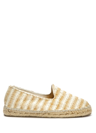Manebi Erkek Beyaz Sarı Rafya Espadril 39 Eu Manebi Erkek Beyaz Sarı Rafya Espadril 39 Eu