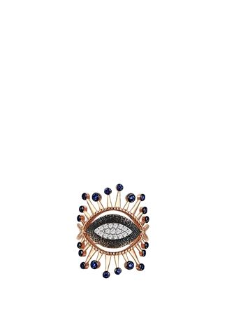 Kısmet by Milka Kadın 0th Eye Tektaş Kirpikli Göz Altın Rengi Yüzük EU