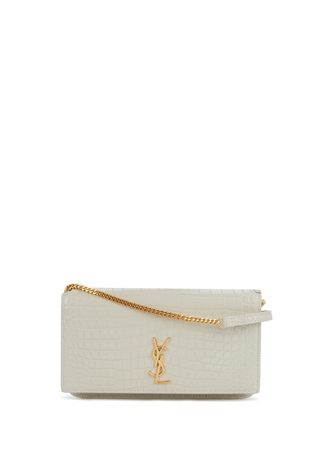 Kadın Monogram Krem Logolu Deri Omuz Çantası Bej EU Kadın Monogram Krem Logolu Deri Omuz Çantası Bej EU