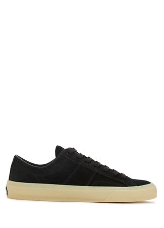 Tom Ford Erkek Siyah Deri Sneaker 8.5 UK Tom Ford Erkek Siyah Deri Sneaker 8.5 UK