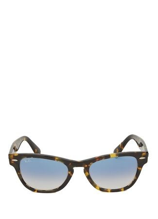 Ray-Ban Sarı Kahverengi Desenli Güneş Gözlüğü 54 EU