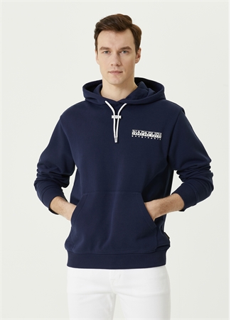Napapijri Erkek B-Quintino Lacivert Kapüşonlu Sweatshirt Mavi S EU Napapijri Erkek B-Quintino Lacivert Kapüşonlu Sweatshirt Mavi S EU