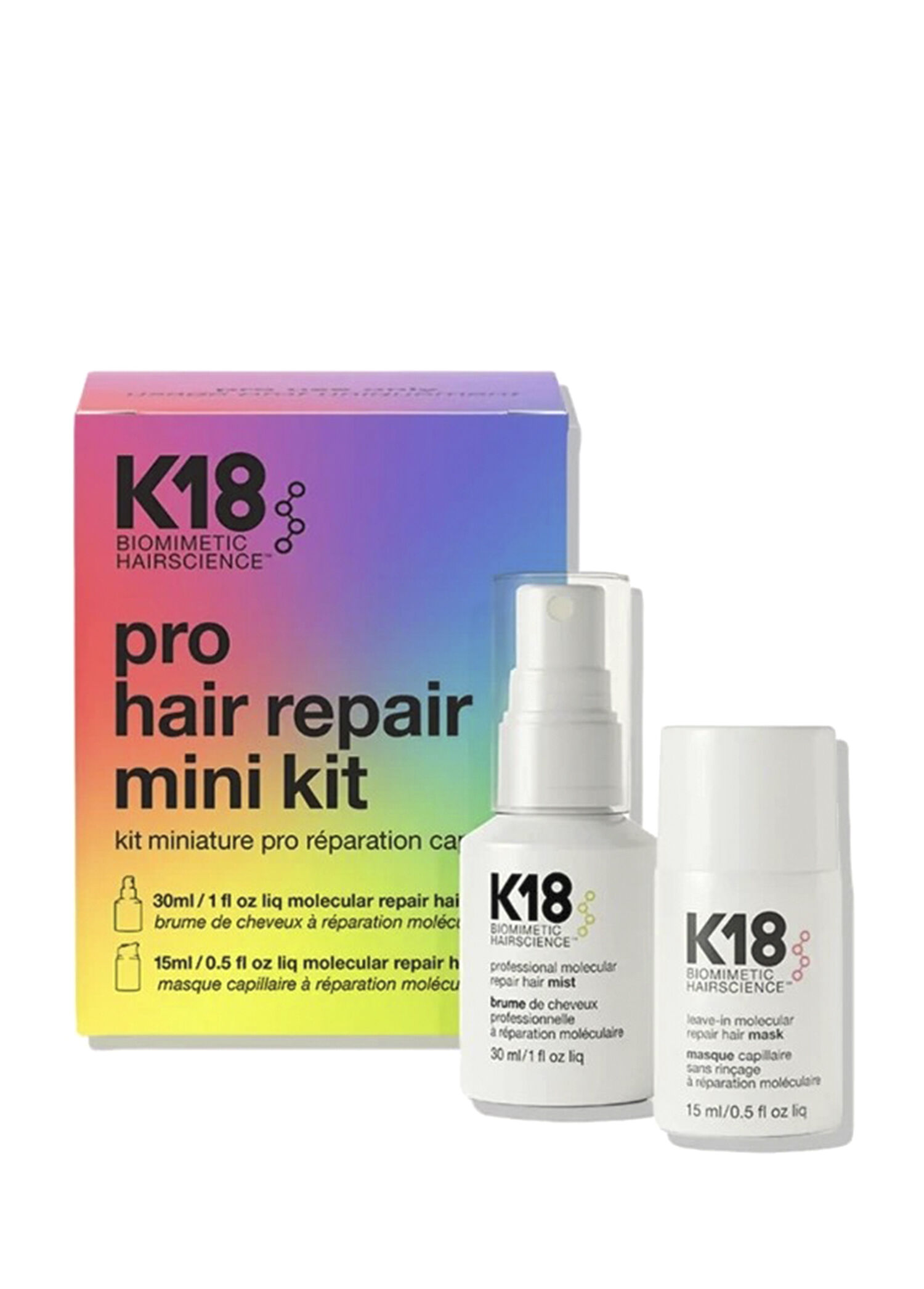 K18 - Pro Hair Repair Mini Kit Saç Onarıcı Mini Kit - Şeffaf