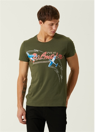 Balmain Erkek Haki Logo Detaylı T-shirt S EU Balmain Erkek Haki Logo Detaylı T-shirt S EU
