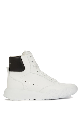 Alexander Mcqueen Kadın Beyaz Logolu Deri Sneaker 38 Eu Alexander Mcqueen Kadın Beyaz Logolu Deri Sneaker 38 Eu