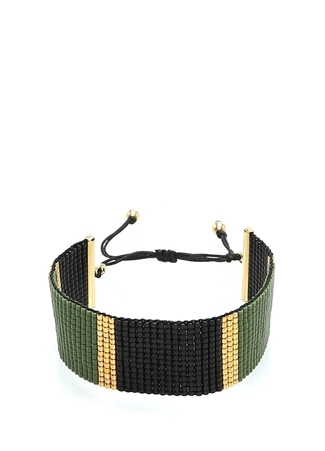 Beadberry Kadın Colorblocked Boncuklu Bileklik EU